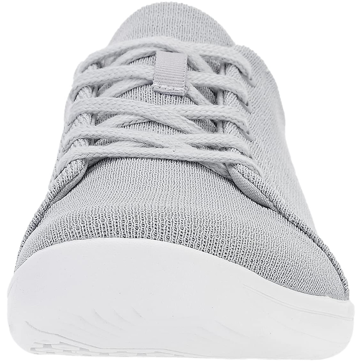 WHITIN Women's Minimalist Barefoot Shoes Wide Width Toe Box Size 10 Low Zero Drop Casual Athletic Tennis Road Running Flats Fashion Sneaker Light Grey 41