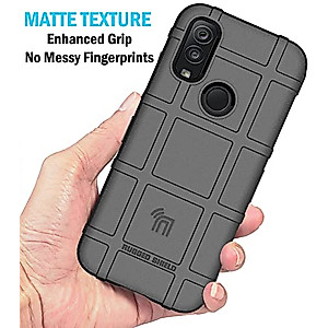 Nakedcellphone Special Ops Series Compatible with Verizon Kyocera DuraSport 5G UW Phone (C6930) Case, Tactical Armor Rugged Shield Cover [Anti-Fingerprint, Matte Grip Texture] - Black