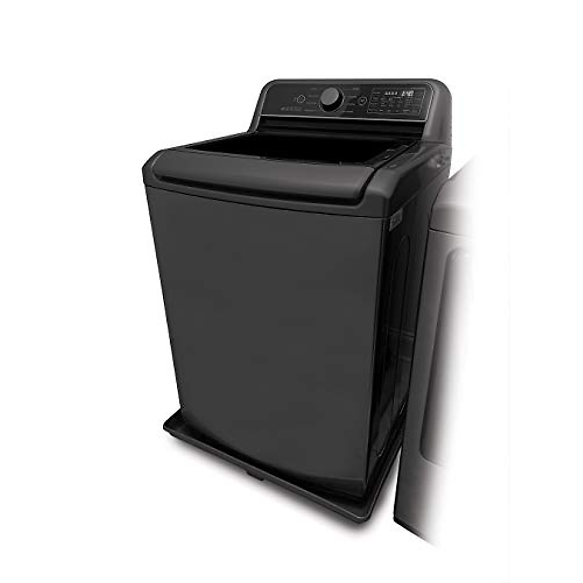 Camco 20750, Washing Machine Drain Pan | Features a Durable Plastic Construction, 1-inch/1.5-inch PVC Drain Fitting, and Measures 30-inches (L) x 32-inches (W) x 2 ½-inches (H) (OD)