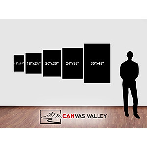 MW MERWEZI Frida Kahlo Poster Painting Canvas Wall Art Home Decor Framed Art (20"x30" Stretched on Wood)