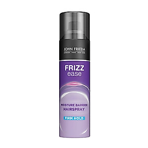 John Frieda Anti Frizz, Frizz Ease Firm Hold Hairspray, Anti-Humidity Spray for Hair, for 24-hour Hold, 12 Oz