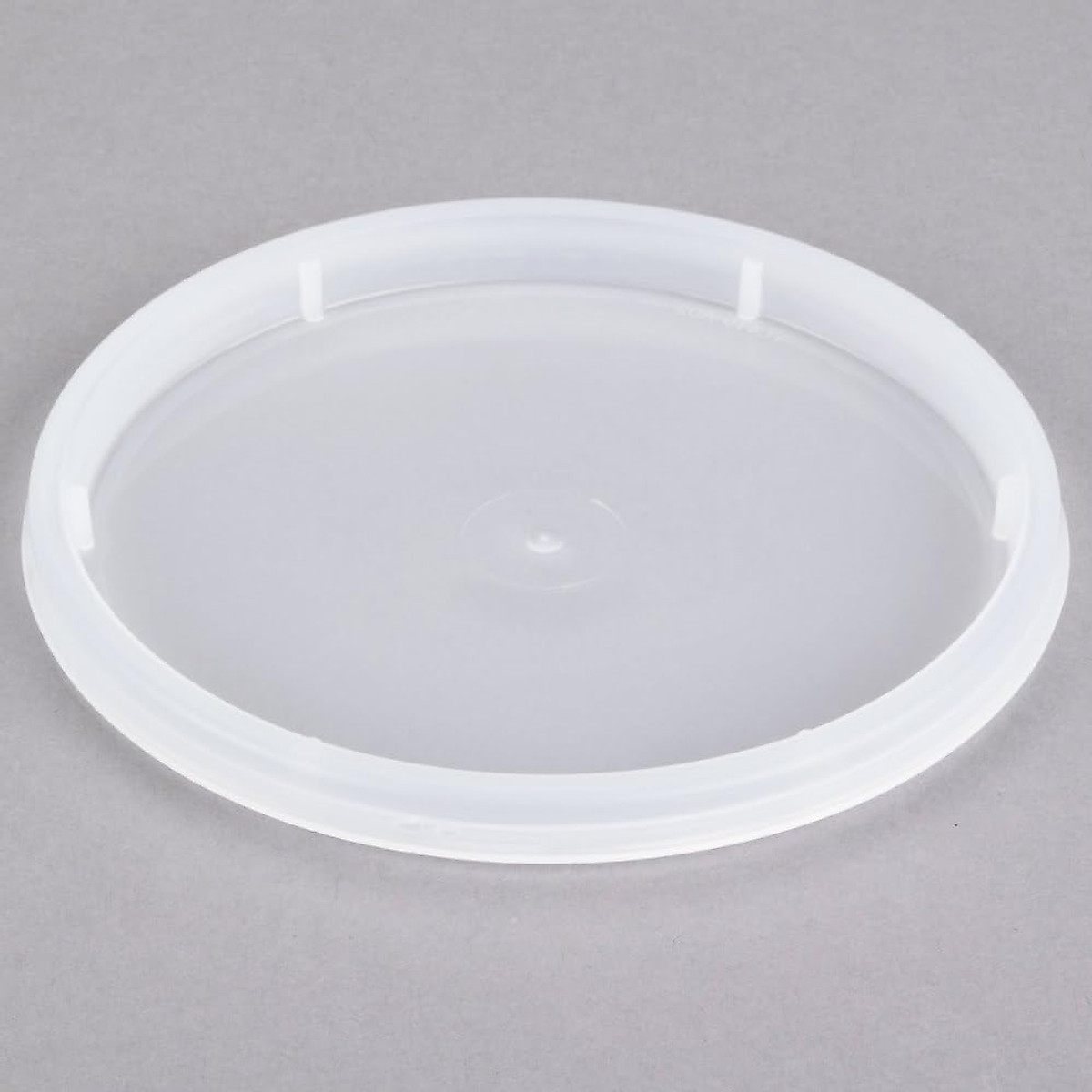 Generic 50ct - Microwavable Plastic Deli Container LIDS ONLY (Good for 8,12,16,24,32oz), Translucent