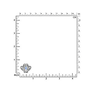 Silvershake 14X7mm Natural Marquise Shape Moonstone 925 Sterling Silver Victorian Swirl Style Ring Size 10