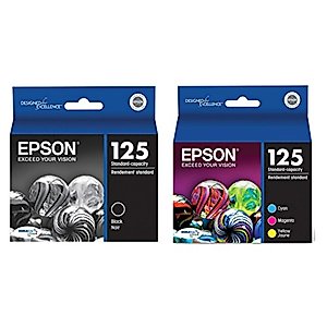 Epson 125 Ink Cartridge Complete Color Set