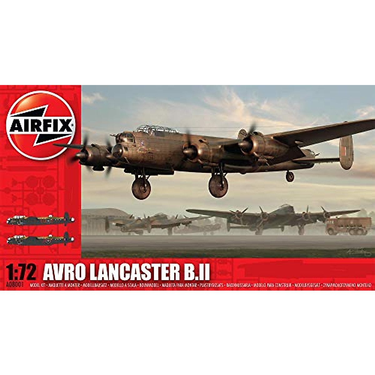 Airfix Avro Lancaster B.II Model Kit (1:72 Scale)