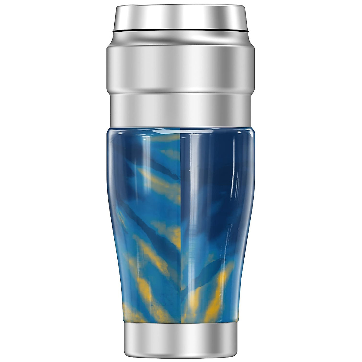 THERMOS University of Toledo OFFICIAL Tie-Dye STAINLESS KING Stainless Steel Travel Tumbler, Vacuum insulated & Double Wall, 16oz