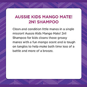 Mango Mate Kids 3 in 1 Shampoo & Conditioner 12 Fl Oz