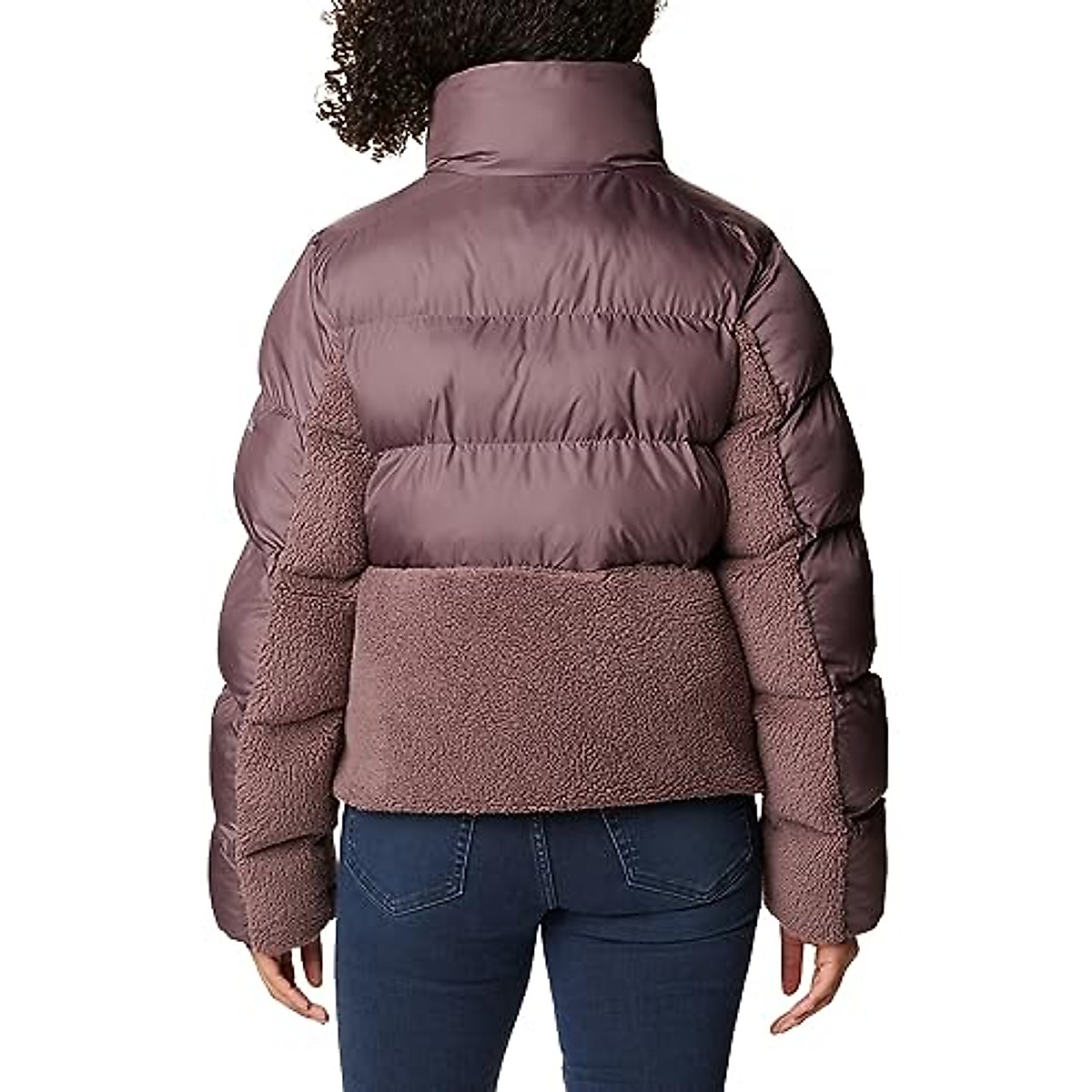 Columbia Women's Leadbetter Point Sherpa Hybrid, Basalt, Medium