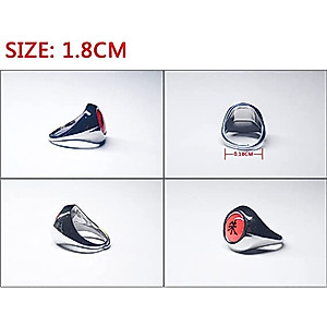 Anime Rings Set for Men, Kids and Accessories Cosplay Fans