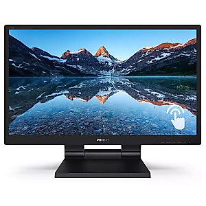 PHILIPS 242B9T 24" Touch Screen Monitor, Full HD IPS, 10-Point capacitive Touch, USB 3.1 hub, Speakers, IP54 dust and Water Resistant, Win10/Android Compatible, 4Yr Advance Replacement Warranty