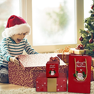 Merry Christmas Surprise Gift Boxes, 2023 Pop-Up Explosion Boxes for Money and Birthdays, Folding Bouncing Boxes for Christmas (10pcs)