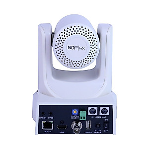 PTZOptics 30X-NDI 1080p Indoor Network Broadcast Camera - White