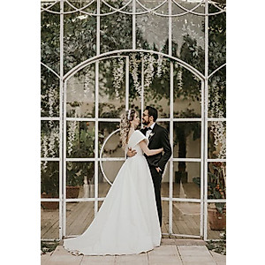 ZYIGYI 360 Feet 48 Pack Fake Greenery Hanging Garland, Ivy Leaf Plants, Vine Leaves, Fake Flowers Foliage for Bedroom Garden Wall Decor