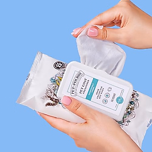 Pet-Pourri Odor Eliminating Wipes, Pawsitively Fresh, 50 Count - Jasmine, Fresh Air and Pear (Veterinarian Recommended)