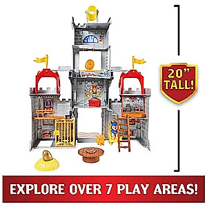 Paw Patrol, Rescue Knights Castle HQ Transforming 11-Piece Playset with Chase and Mini Dragon Draco Action Figures, Kids Toys for Ages 3 and up