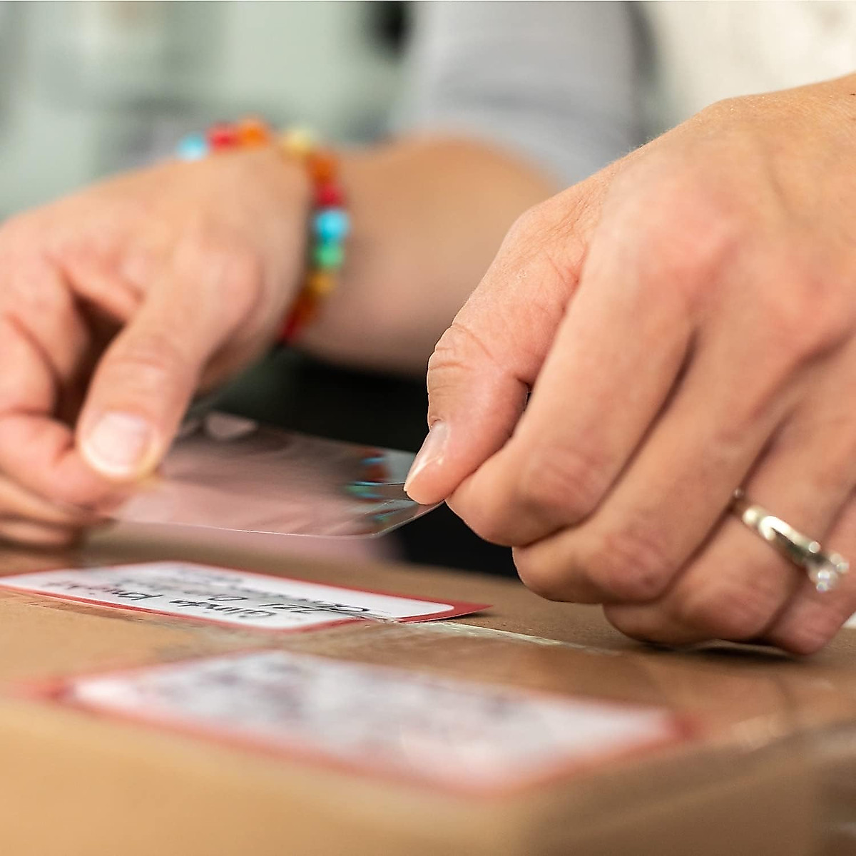 Duck HD Clear Heavy Duty Packing Tape, Extra Long 1.88” x 109 yards per Roll, 3" Core, 6 Rolls (299016)