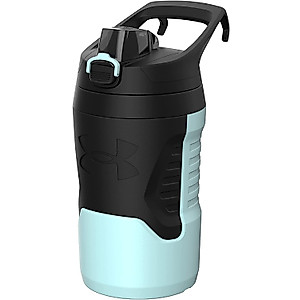 Under Armour Playmaker Sport Jug, Water Bottle with Handle, Foam Insulated & Leak Resistant, 64oz, Breeze Blue