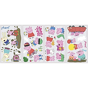 RoomMates RMK3183SCS Peppa The Pig Peel and Stick Wall Decals
