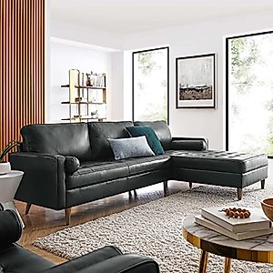 Modway Valour Sectional, Black