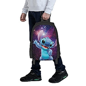 Giuda Cute Anime Backpack 17 Inch Large Capacity Multifunction Backpacks Lightweight Sports Travel Laptop Bag Daypack