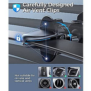 Magnetic Phone Holder for Car, Kozart Universal [Upgrade Kit] Magnet Car Mount for Dashboard & Vent 360°Rotation Cell Phone Mount Compatible with iPhone, Samsung, LG, GPS, Mini Tablet & More