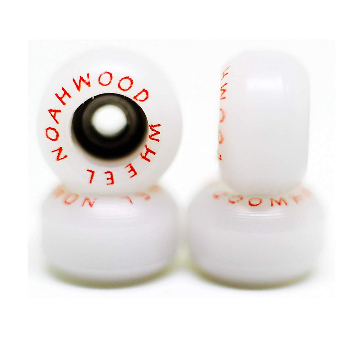 NOAHWOOD Fingerboards PRO Handmade X-Sport Wheels(No CNC)(PRO Bearing 4Pcs/Set) (White, II)