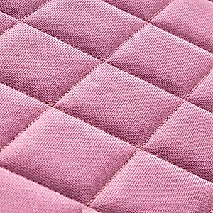 EMKK 56.5” Square Arm Loveseat 2 Seater Upholstered, Mid Century Modern Decor Love Seat Couch Living Room Furniture,Pink