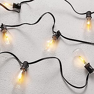 Safavieh Lighting Collection Dorcia Black 10-Foot LED Outdoor String Lights
