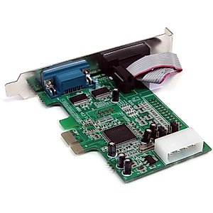 StarTech.com 2-Port PCI Express RS232 Serial Adapter Card, PCIe to Dual Serial DB9, Windows/Linux, TAA - Replaced by PEX2S553