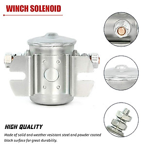 36 Volt Continuous Duty Solenoid Relay 4 Terminal For Marathon Ezgo TXT Series,1980-2010 Electric Golf Cart Max 200A Replaces # 70-120224 11761-G1 27855-G01 27855-G02 31680-G1 24080 E-Z-Go 11761GA