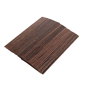 Exotic Wood Zone’s East Indian Rosewood Veneer | 200 mm x 100 mm x 0.1 mm (24 Pack)