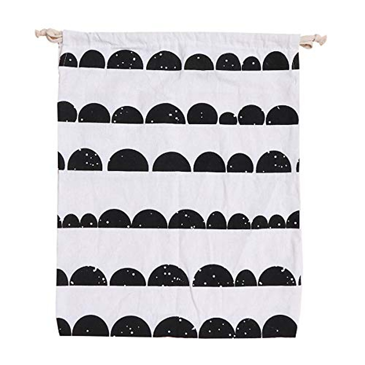 DOITOOL Washable Bundle Pocket Diaper Storage Bag Canvas Drawstring Bag Children s Toy Organiser (Semicircle)