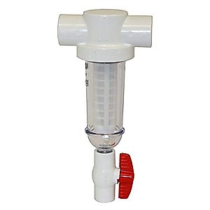 Merrill MFG 1" 100 Mesh PVC Spin Down Sediment T-Style Water Filter