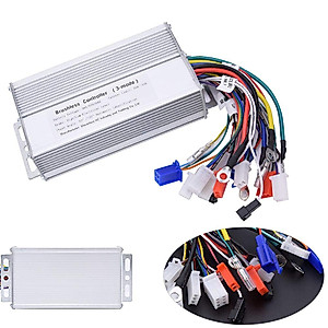 Nikou Electric Scooter Motor Controller - 48V 60V 64V 1000W-1500W Stable Electric Bicycle Brushless Speed Motor Controller Low Noise