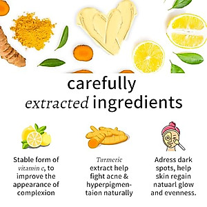ANAI RUI Turmeric Vitamin C Face Mask for Dark Spots, Kaolin Clay Mask with Vitamin C E and Aloe, Skin Care Turmeric Clay Mask for Acne & Refineing Pores, Smooth & Radiant Skin, 4.23 OZ