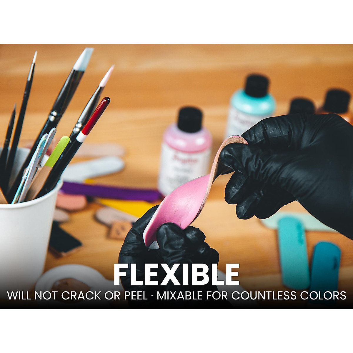 Angelus Acrylic Leather Paint, 4 Fl Oz (Pack of 1), White