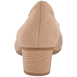 Dr. Scholl's Shoes Women's Be Ready Pumps, Taupe Microfiber, 7