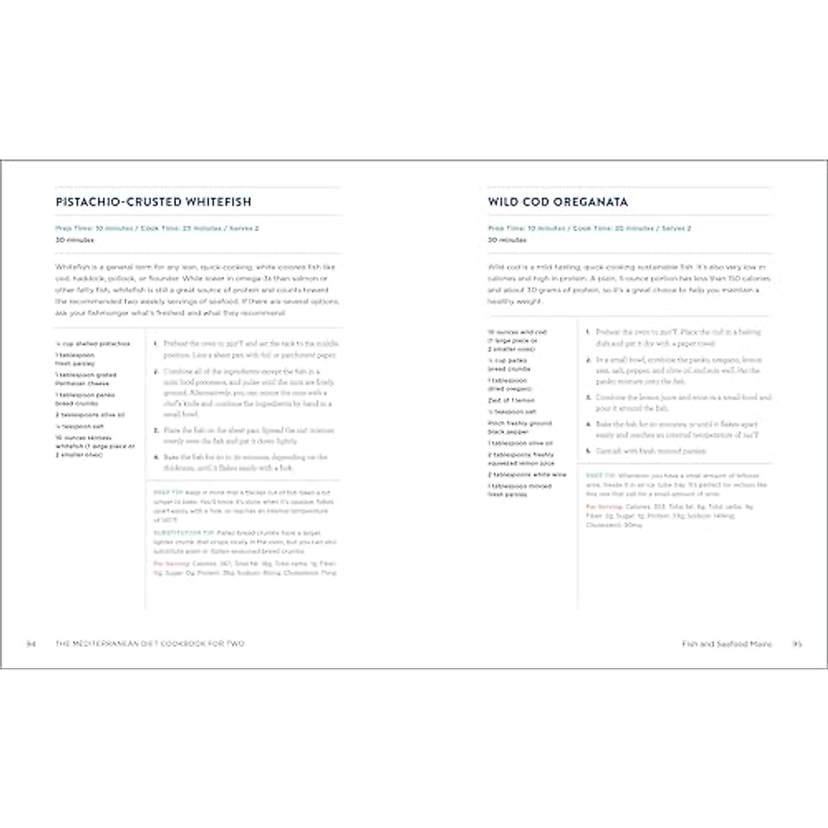 The Mediterranean Diet Cookbook for Two: 100 Perfectly Portioned Recipes for Healthy Eating