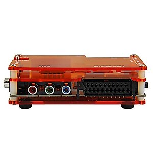 TOOGOO Ossc Hdmi Converter Kit for Retro Game Console 1 2/ One 360/Atari Series/Dreamcast/Sega Series and So On(EU Plug) Orange
