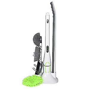 Toxz Multifunctional Stubborn Handheld Cleaning Brush Portable Four-Piece for Family Car White,Waterproof,Adjustable Head(Ship from US!)