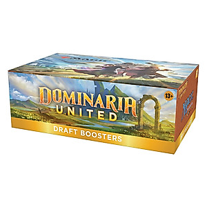 Magic: The Gathering Dominaria United Draft Booster Box | 36 Packs + Box Topper Card (541 Magic Cards)