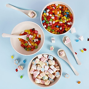 Potomart Unbreakable Cereal Bowls, 24 OZ Wheat Straw Fiber Lightweight Bowl Sets 4 - Dishwasher and Microwave Safe - for Children,Rice,Soup, Salad Bowls