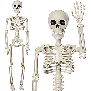 HOLYFUN 40" Skeleton Halloween Hanging Decorations for Outdoor and Indoor, Party Decor for Yard Patio Lawn Garden Haunted House