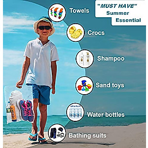 [ 25 BAGS ] JUMBO SIZE Travel Bags - With HANDLES - Heavy Duty Materials - DOUBLE ZIPPER TOP - 8 Gallon Bag Size 22" x 22" - Summer Travel, Picnics, Beach, Pool, Vacation, 25 pound Turkey Brining Bags