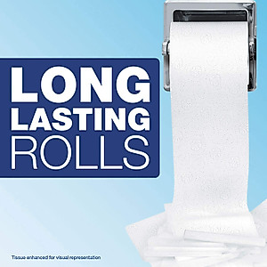 Charmin For Commercial Use Toilet Paper, Individually Wrapped, 2-Ply Standard Roll, 75 Rolls / Case, 450 Sheets / Roll