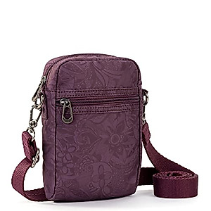 Sakroots Womens On the Go Mini Smartphone Crossbody, Plum Spirit Desert, One Size US