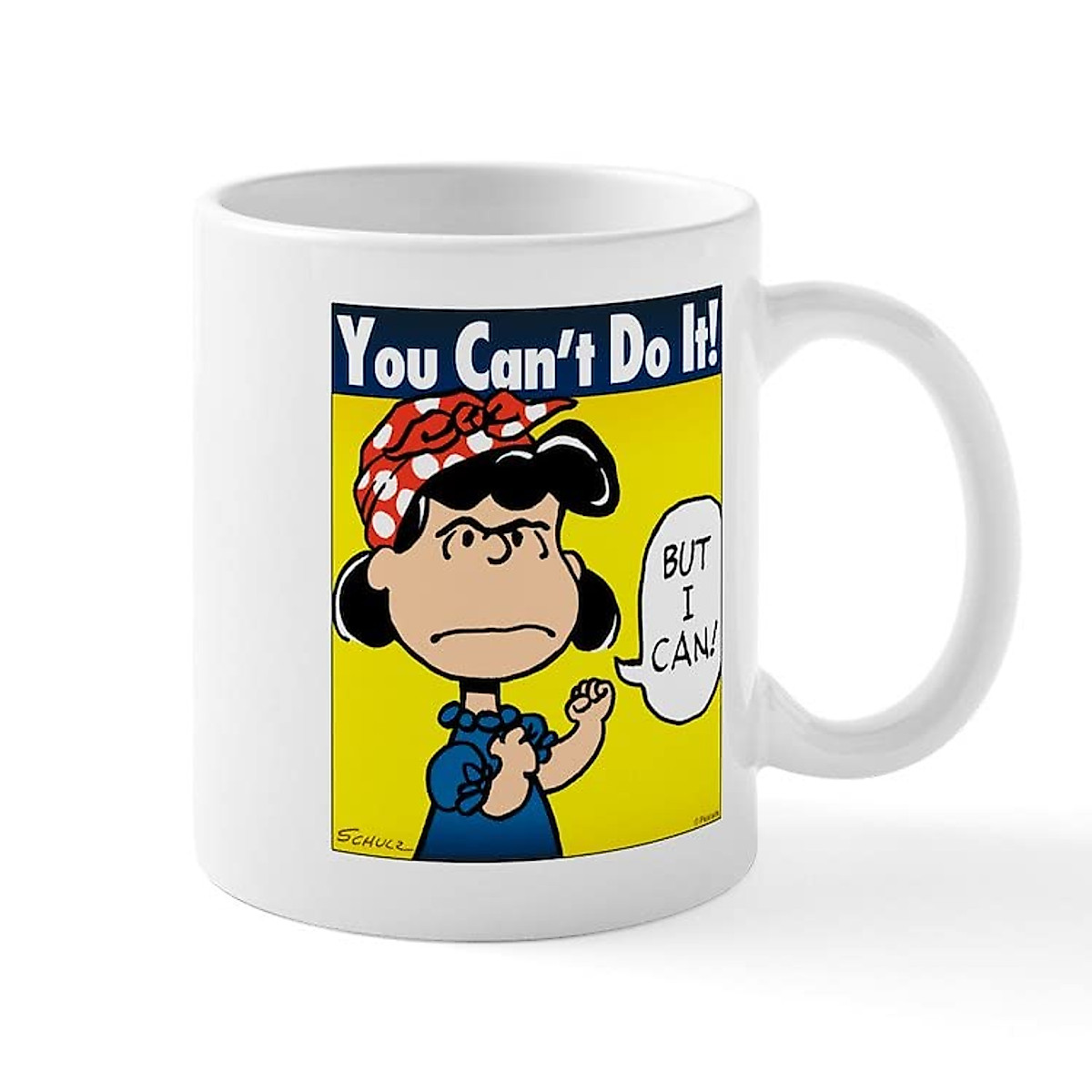 CafePress Lucy The Riveter Ceramic Mug Ceramic Coffee Mug, Tea Cup 11 oz