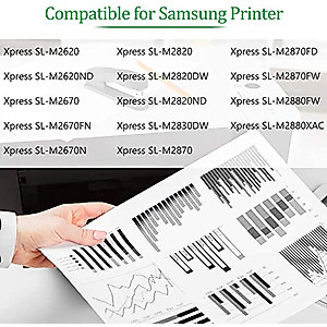 greencycle 6 Pack Compatible Toner Cartridge Replacement for Samsung 115L MLT-D115L MLTD115L Use in Xpress SL-M2880FW SL-M2870FW SL-M2830DW M2820 M2830 M2870 M2880 Printer
