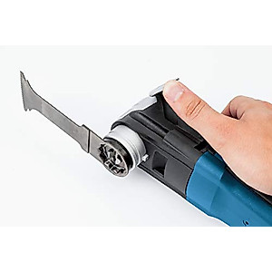 BOSCH OSL212F-10 10-Pack 2-1/2 In. Starlock Oscillating Multi Tool All Purpose Bi-Metal Plunge Cut Blades for Applications in Wood, Wood with Nails, Drywall, PVC, Metal (Nails and Staples)