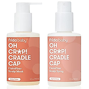 FridaBaby Electric NoseFrida & Oh Cr*p! Cradle Cap Flake Fixer Scalp Spray + Scalp Mask Duo & The 3-Step Cradle Cap System
